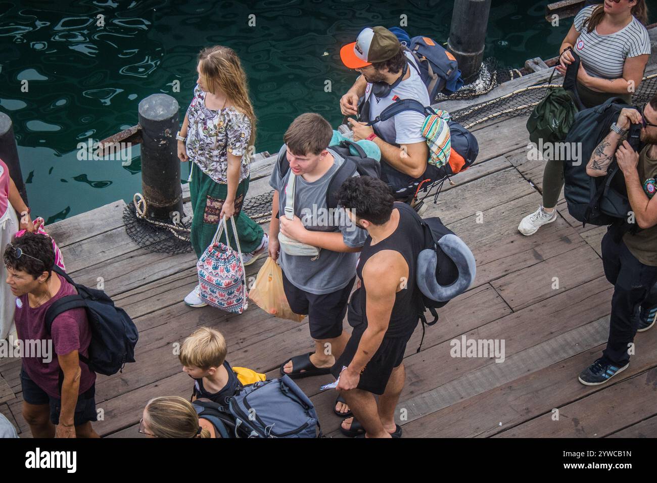 Koh Samui, Thailand, December 05, 2024 Tourists from all over the world ...