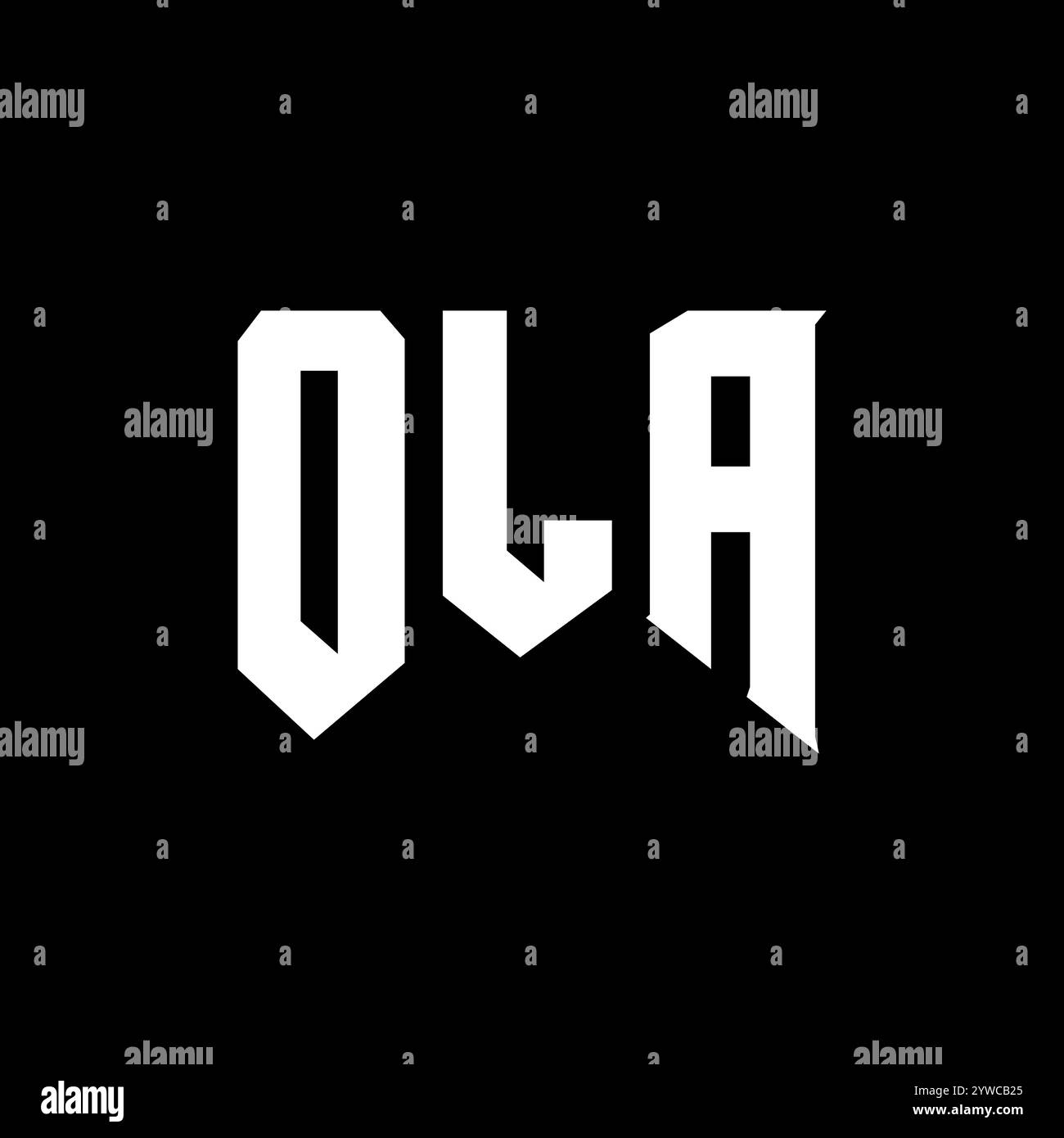 OLA letter logo design for technology company. OLA logo design black ...