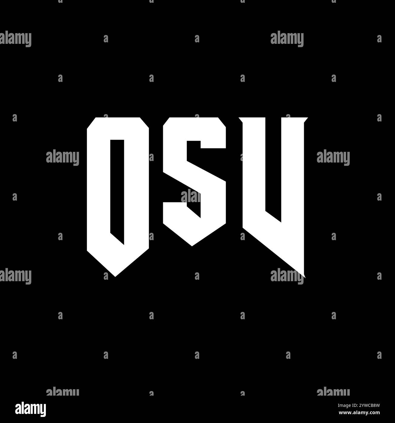 OSV letter logo design for technology company. OSV logo design black ...
