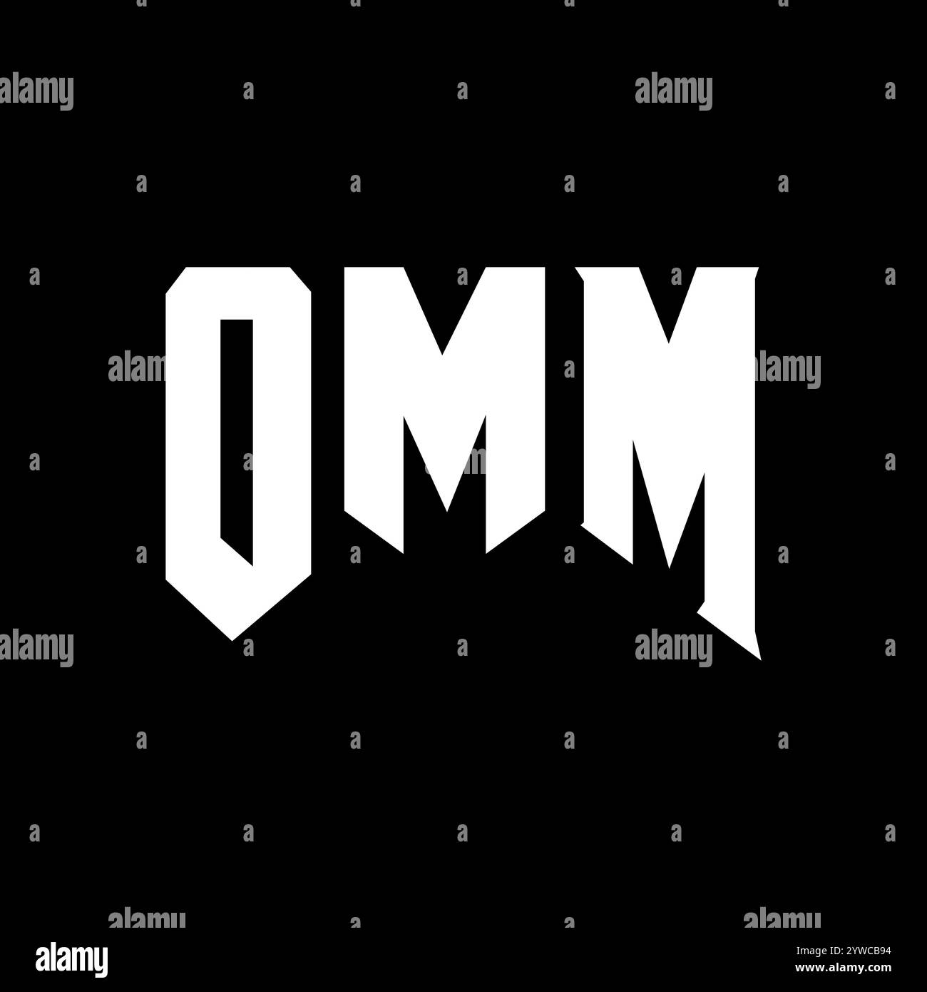 OMM letter logo design for technology company. OMM logo design black ...