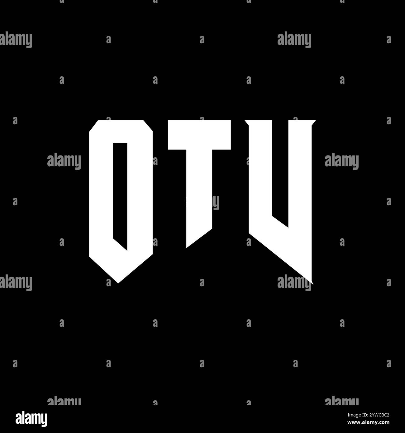 OTV letter logo design for technology company. OTV logo design black ...
