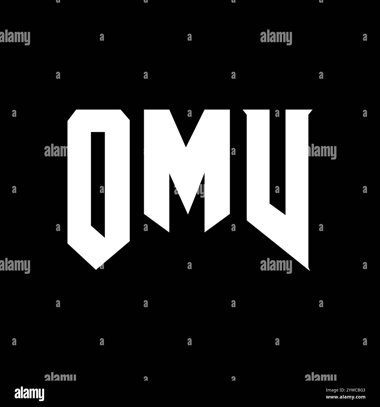 OMV letter logo design for technology company. OMV logo design black ...