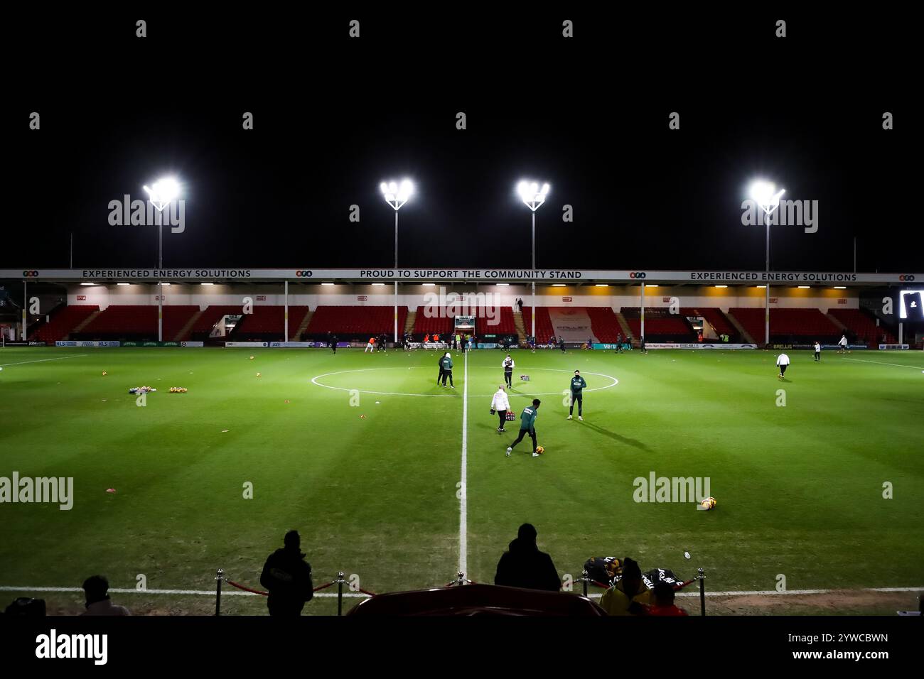 A general view of The Poundland Bescot Stadium before the EFL Trophy ...
