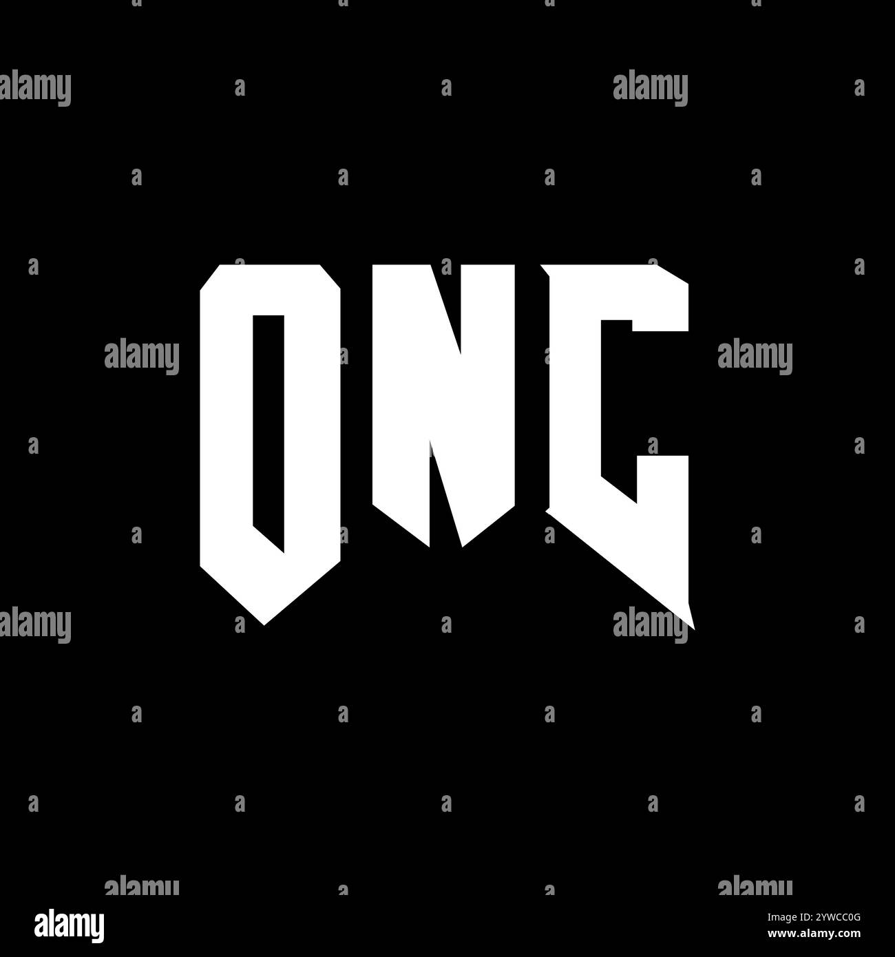 ONC letter logo design for technology company. ONC logo design black ...