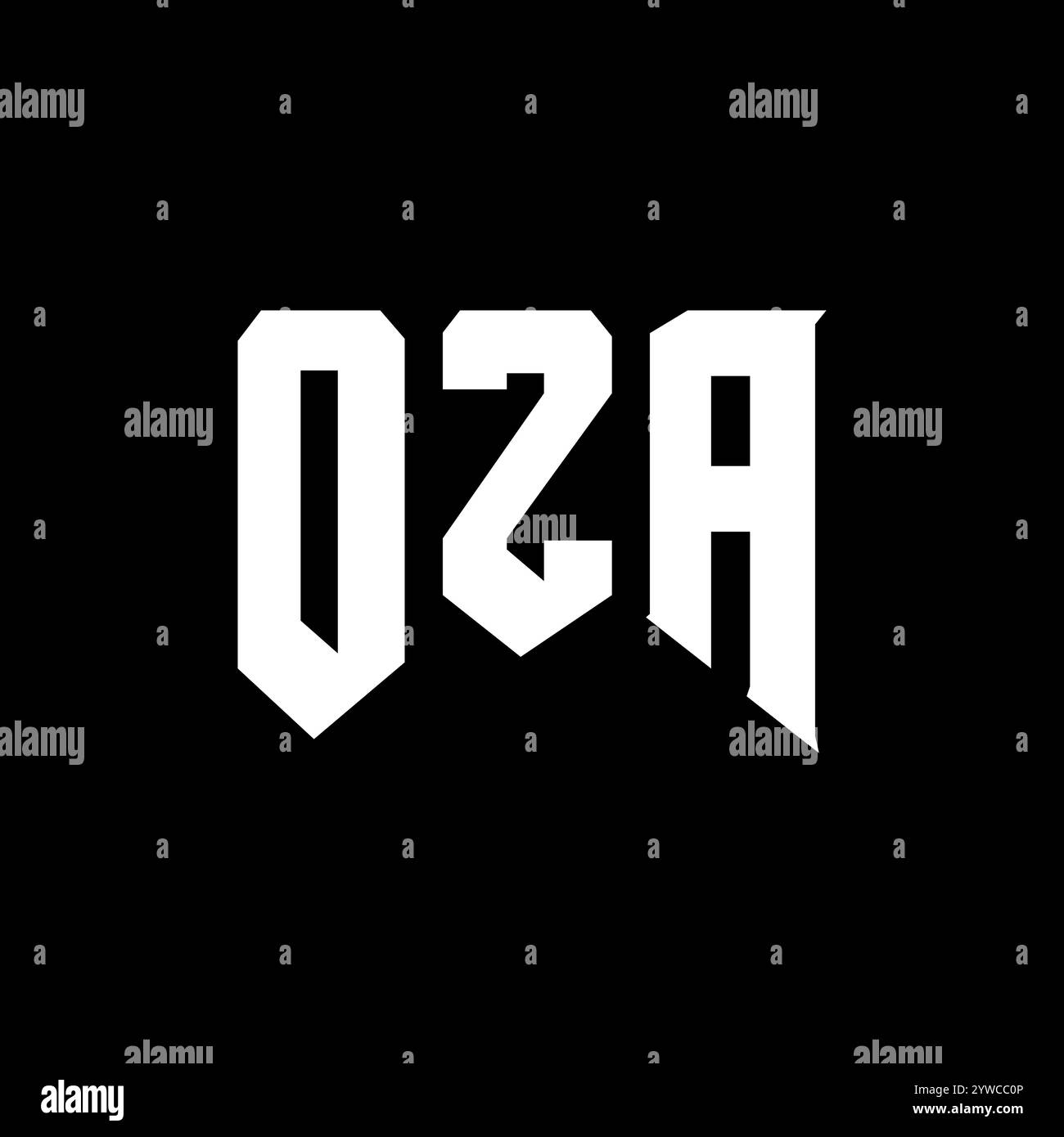 Oza logo design Stock Vector Images - Alamy