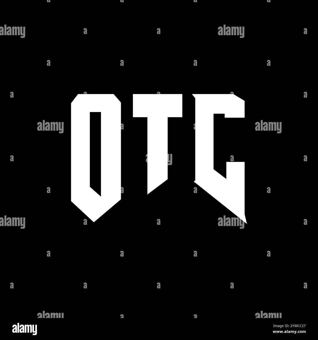 OTC letter logo design for technology company. OTC logo design black ...