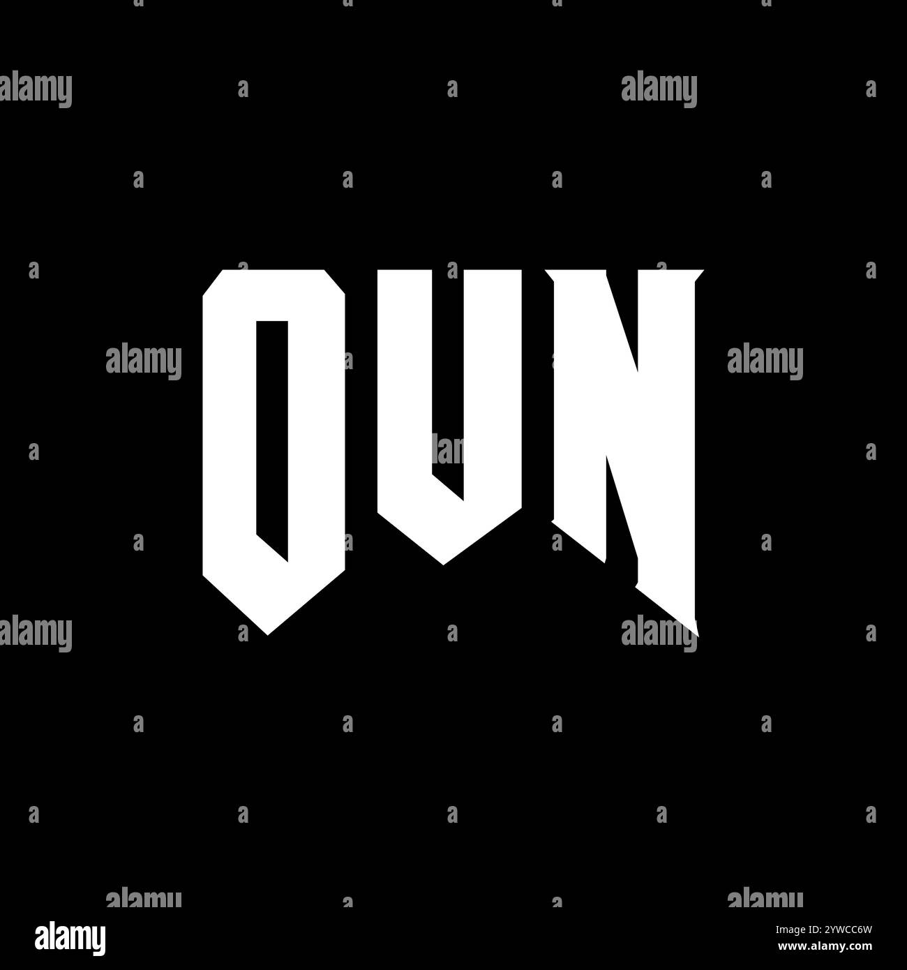 Oun logo design Black and White Stock Photos & Images - Alamy