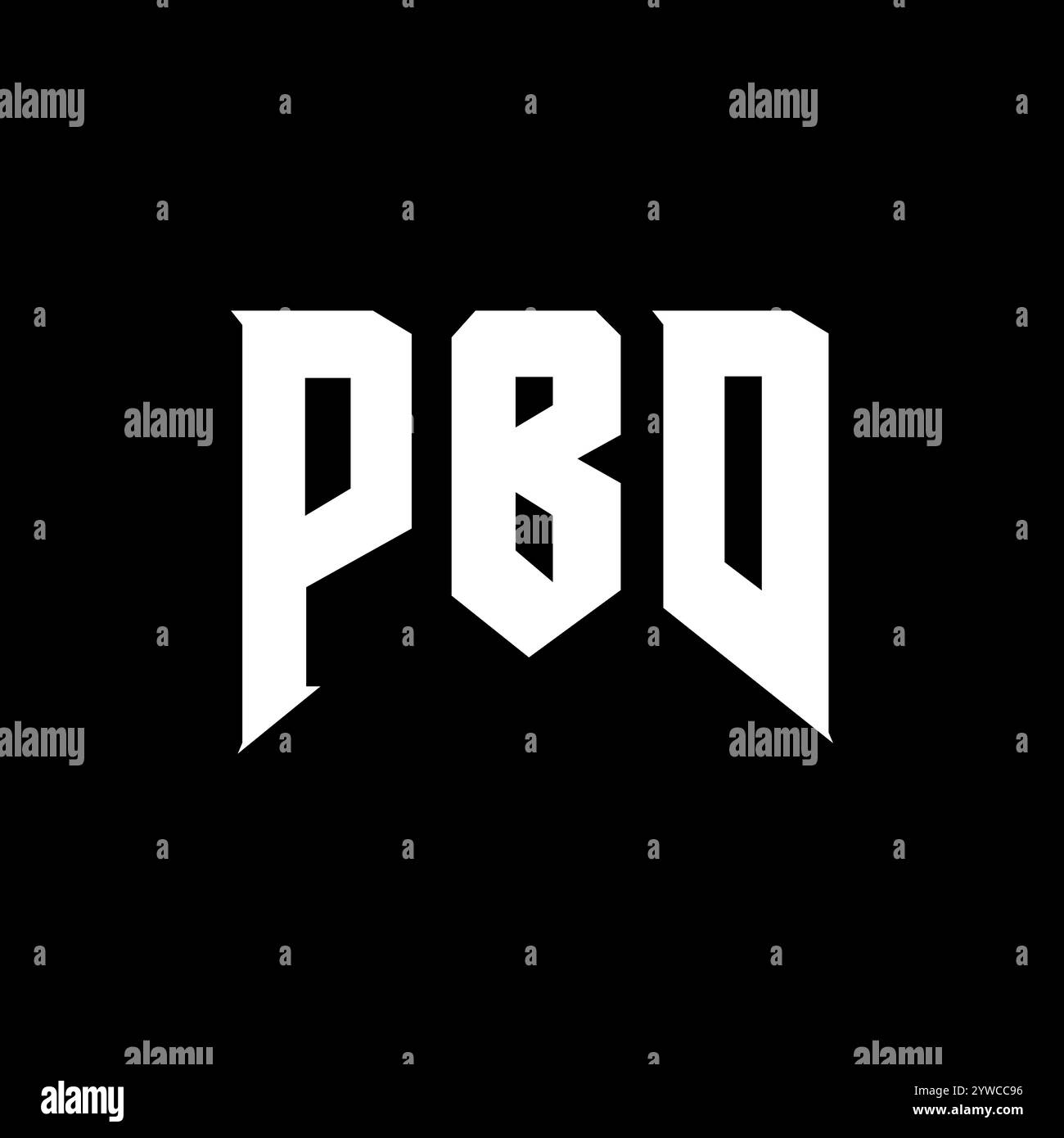 PBD letter logo design for technology company. PBD logo design black ...