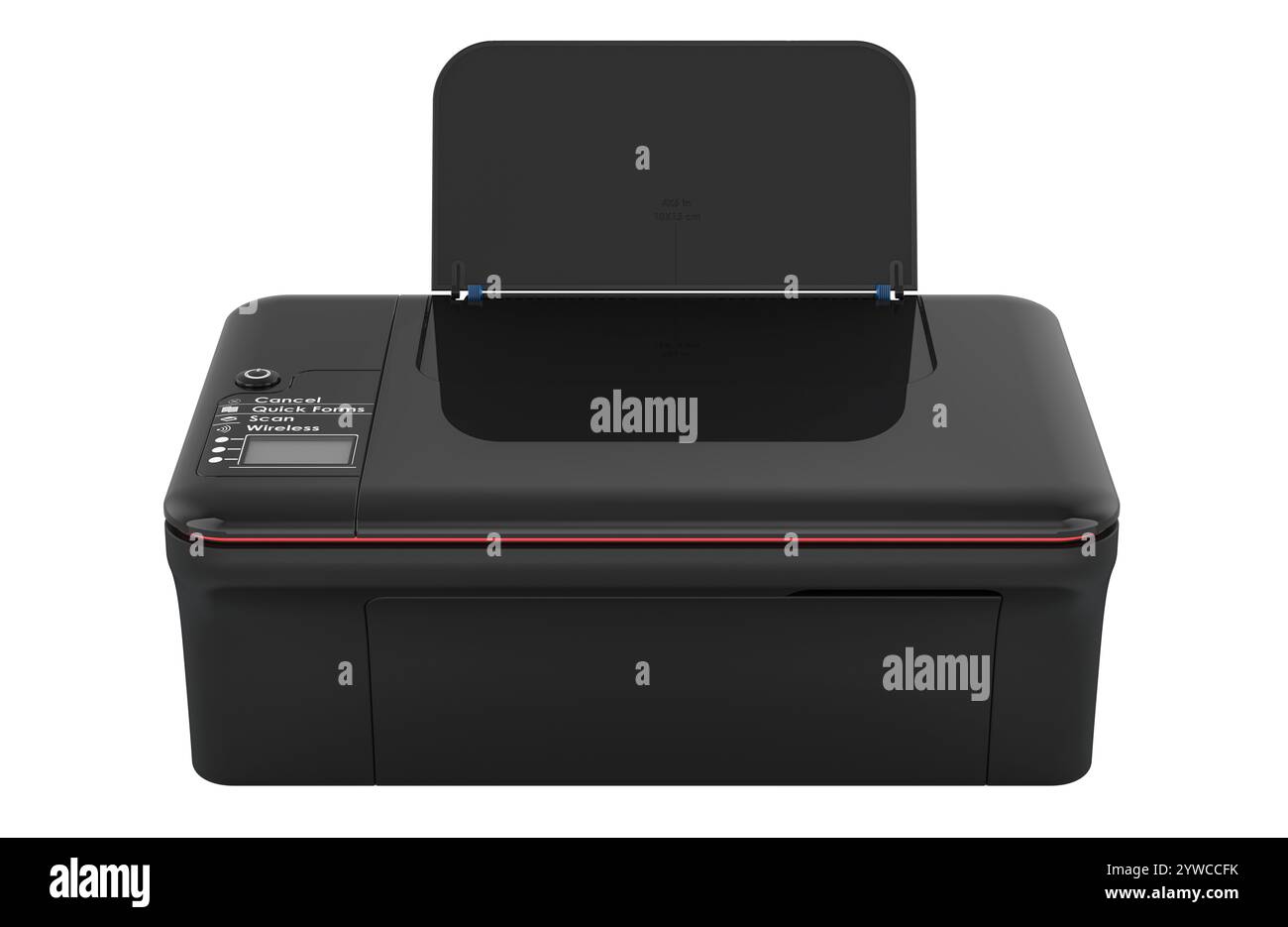 Inkjet multifunction printer MFP. Inkjet Computer Printer. 3D rendering ...