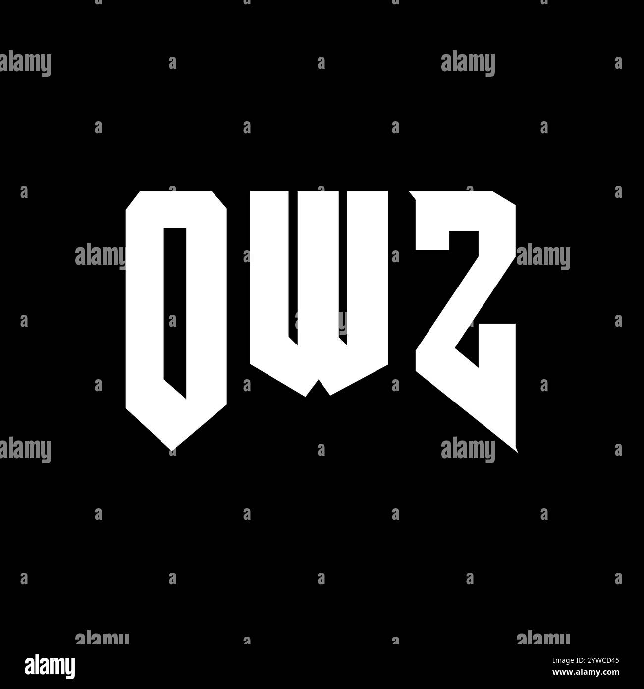 Owz logo design hi-res stock photography and images - Alamy