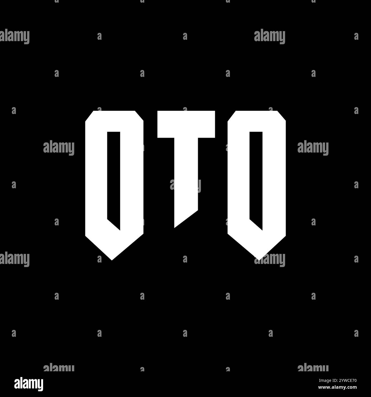 OTO letter logo design for technology company. OTO logo design black ...
