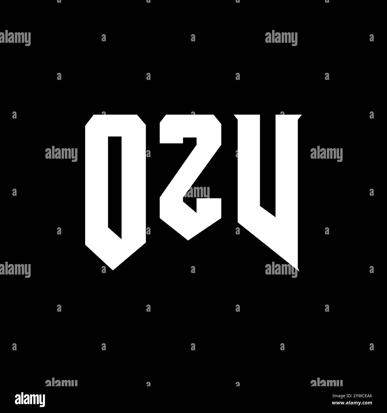 OZV letter logo design for technology company. OZV logo design black ...