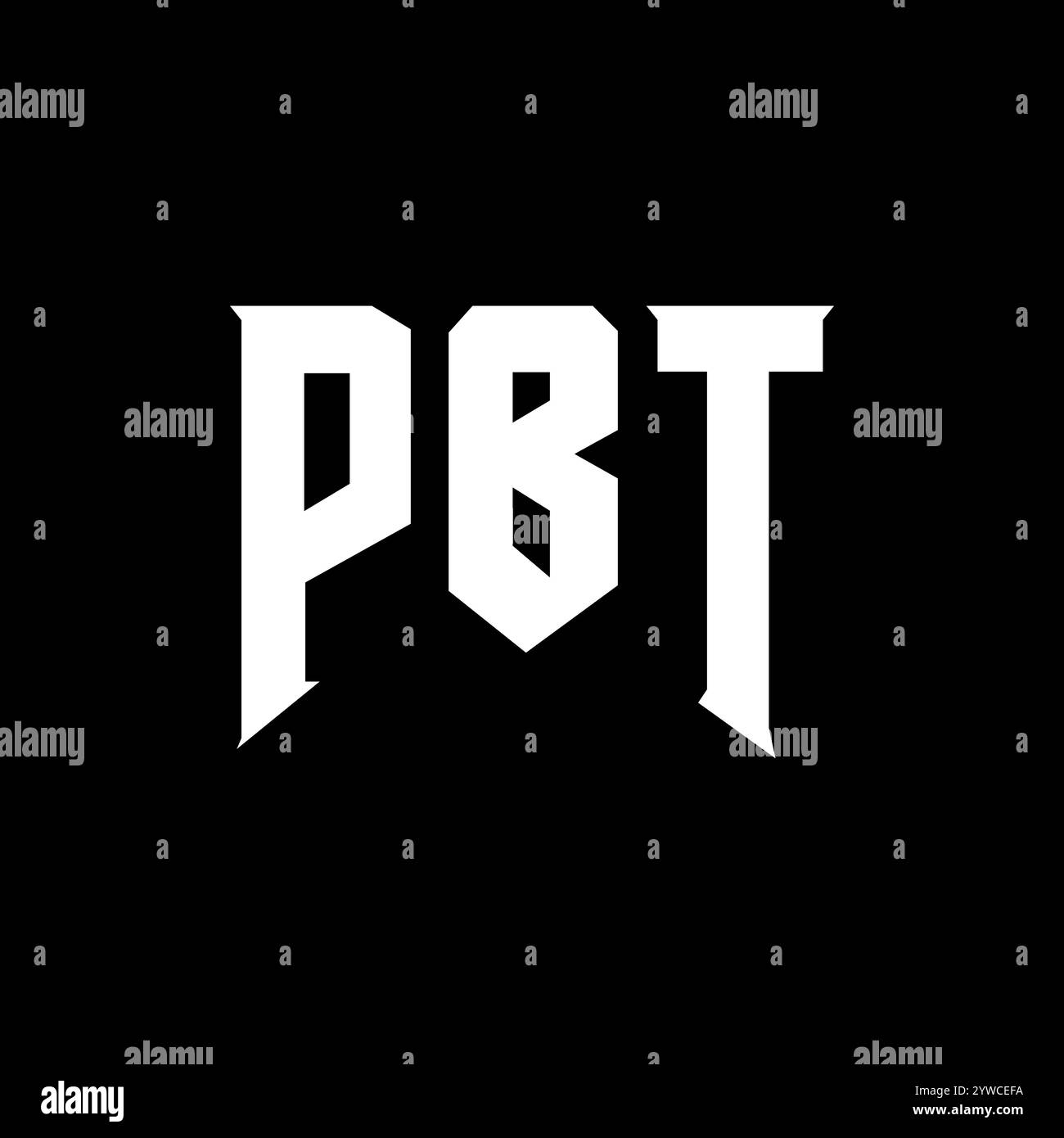 PBT letter logo design for technology company. PBT logo design black ...