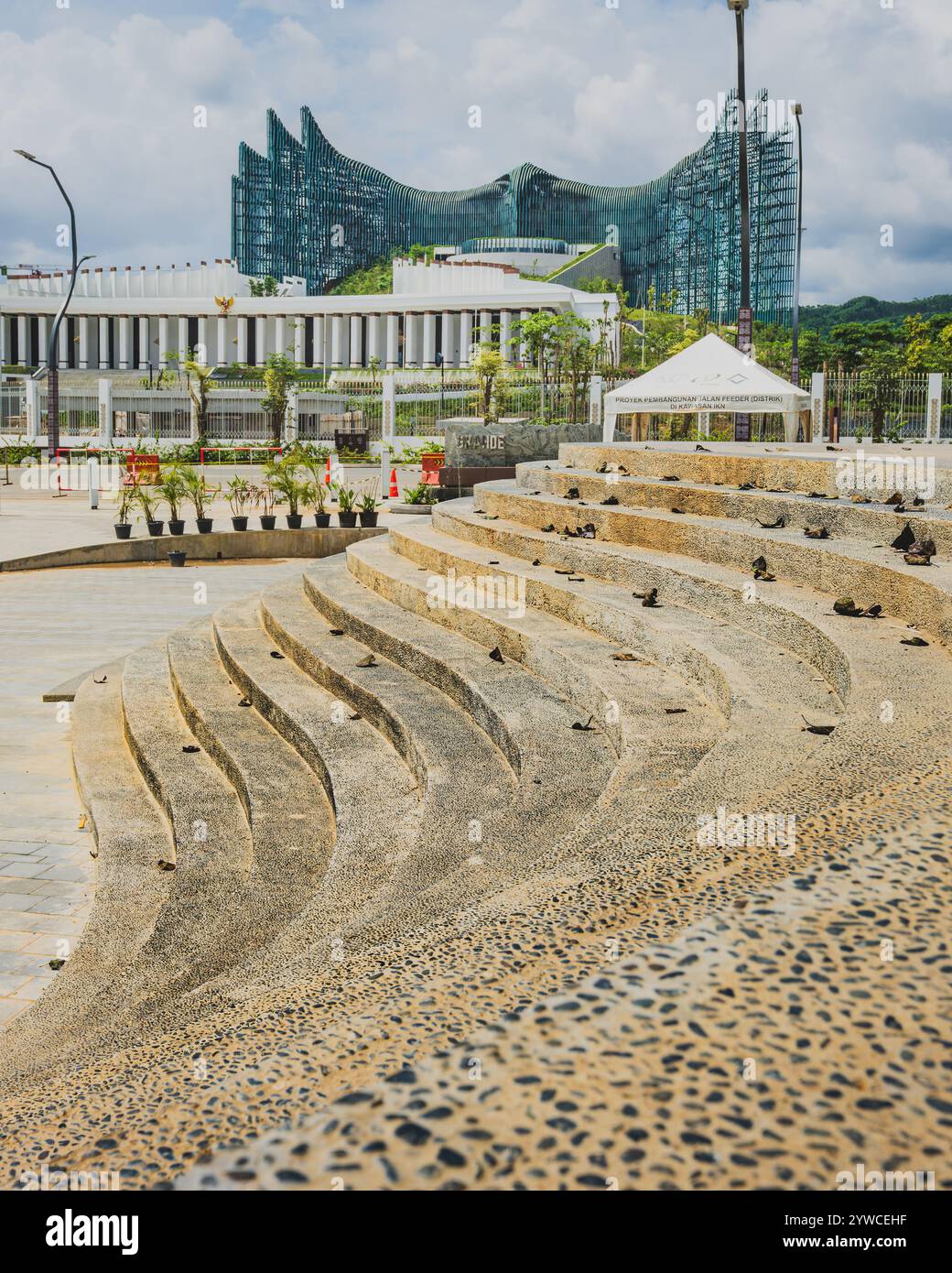 IKN, Indonesia - November 24th, 2024. A view of the iconic new ...