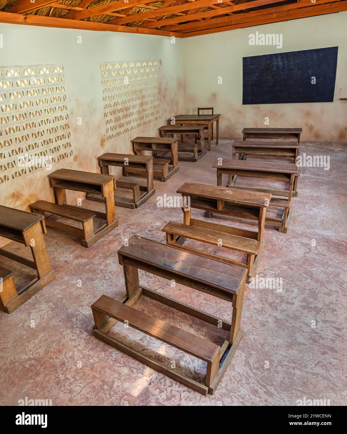 A classroom in a school in the African countryside Stock Photo - Alamy