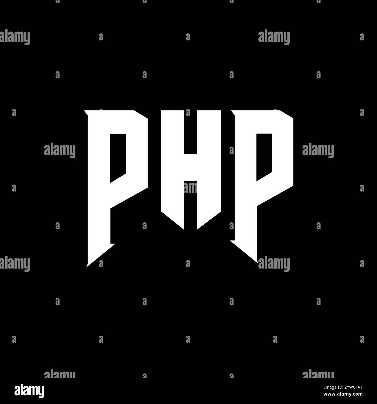 PHP letter logo design for technology company. PHP logo design black ... PHP letter logo design for technology company. PHP logo design black ...