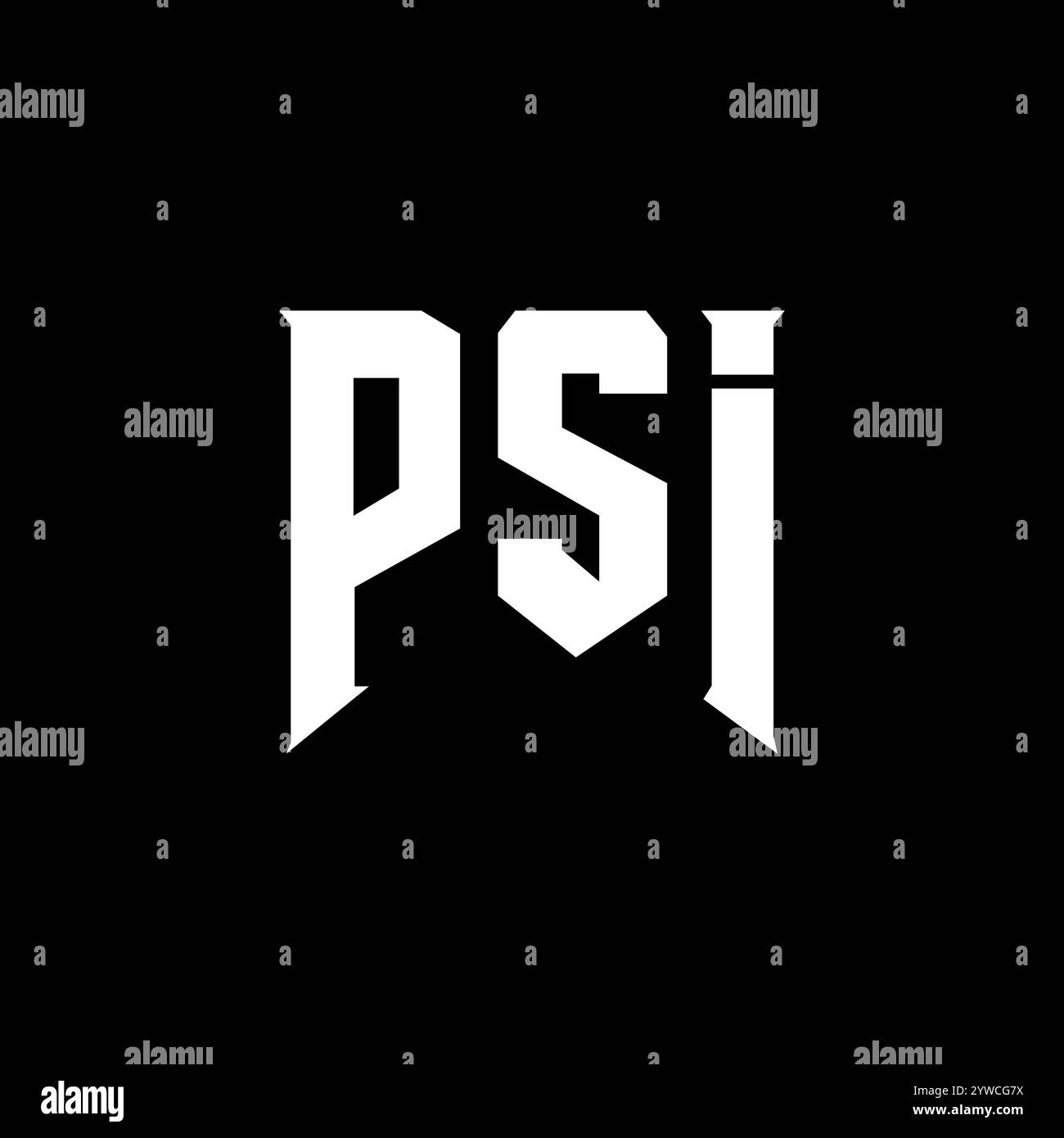PSI letter logo design for technology company. PSI logo design black ...