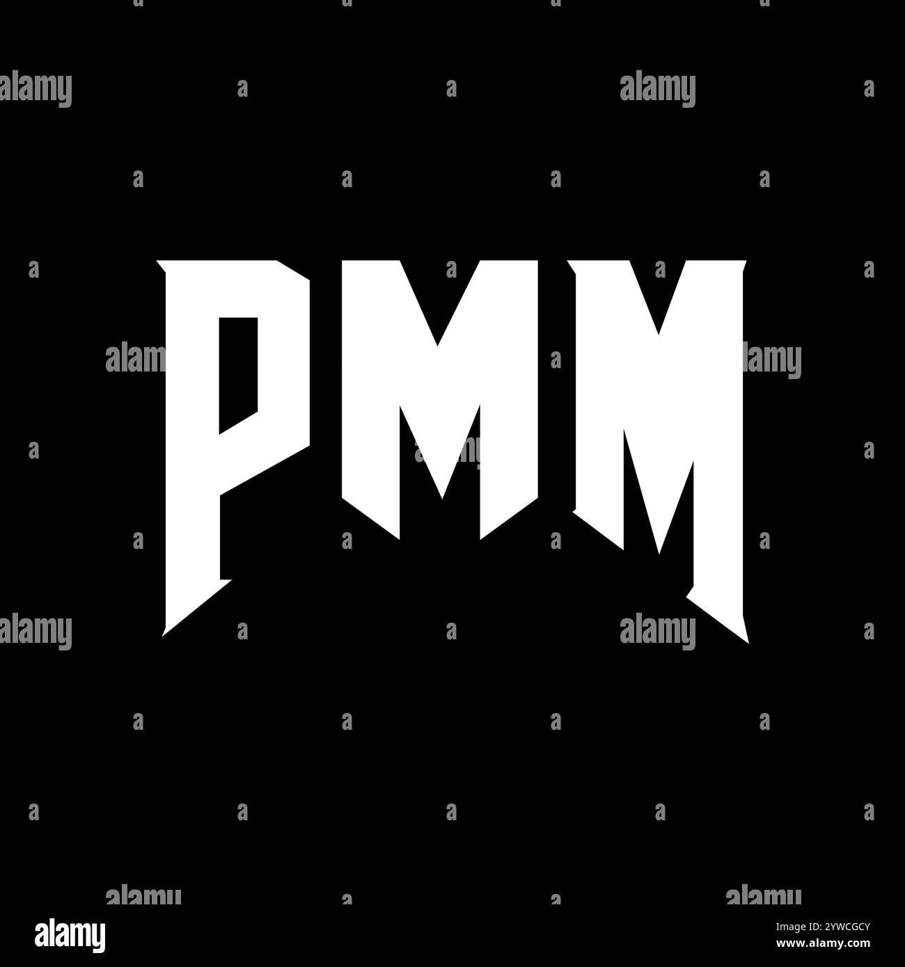 PMM letter logo design for technology company. PMM logo design black ...