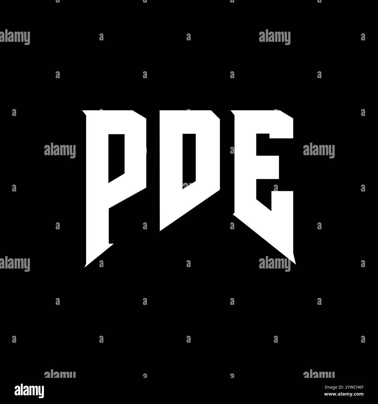Pde minimalist logo hi-res stock photography and images - Alamy