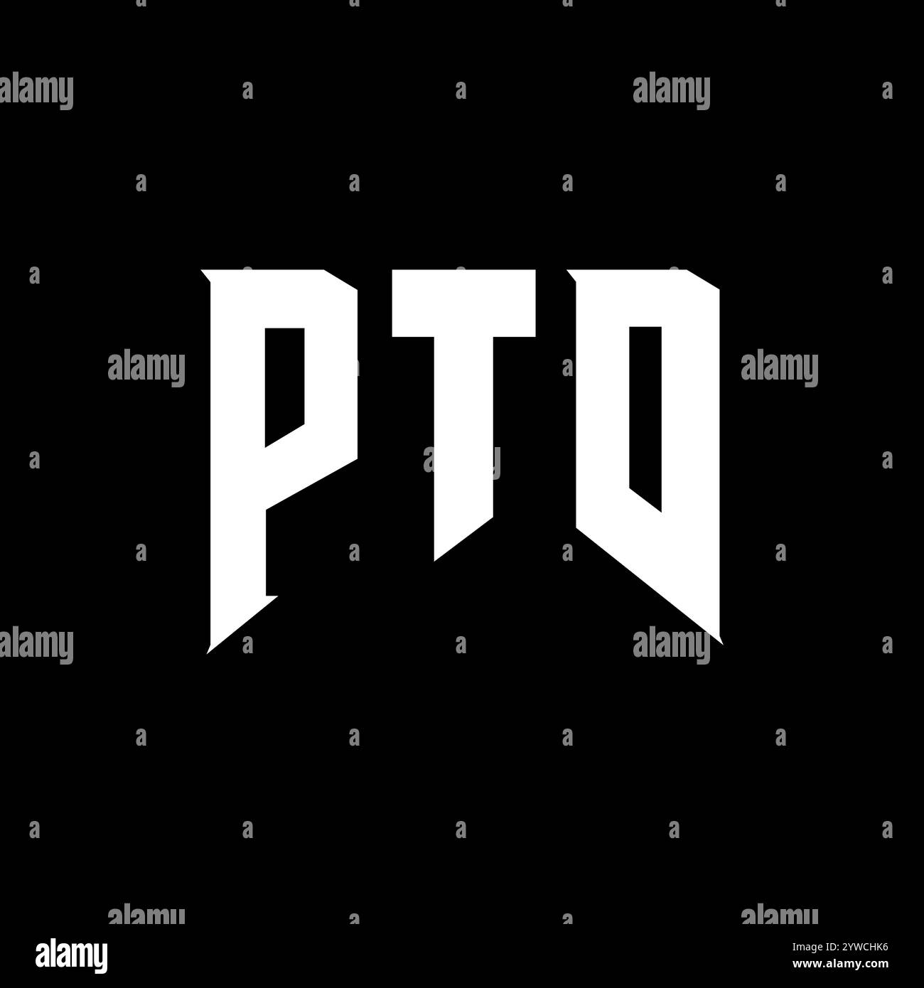 PTD letter logo design for technology company. PTD logo design black ...