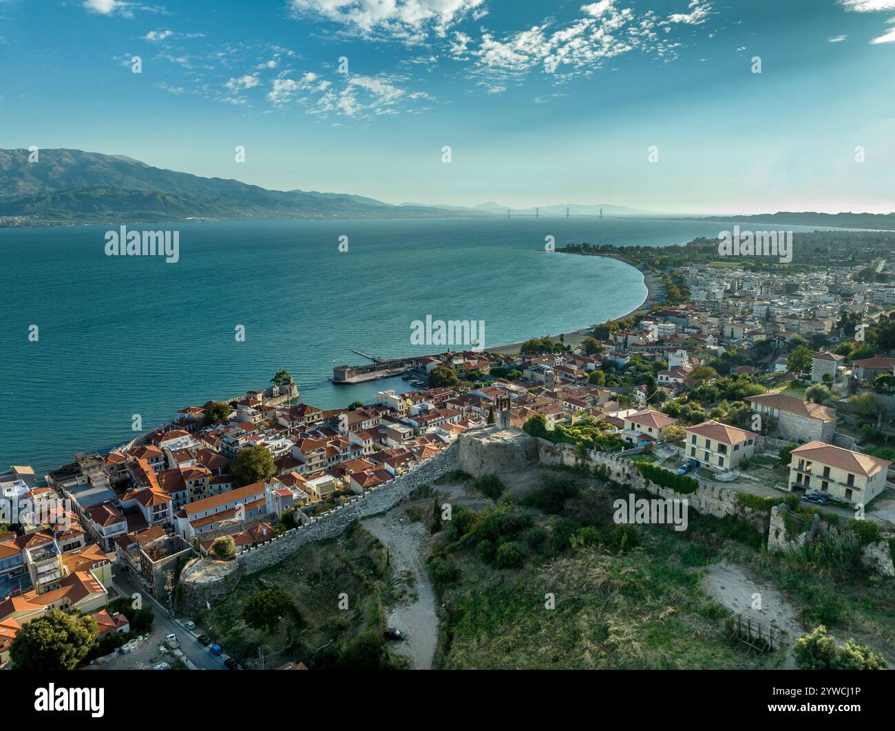 Ottoman and Byzantine fortifications at Methoni castle and fortress in ...