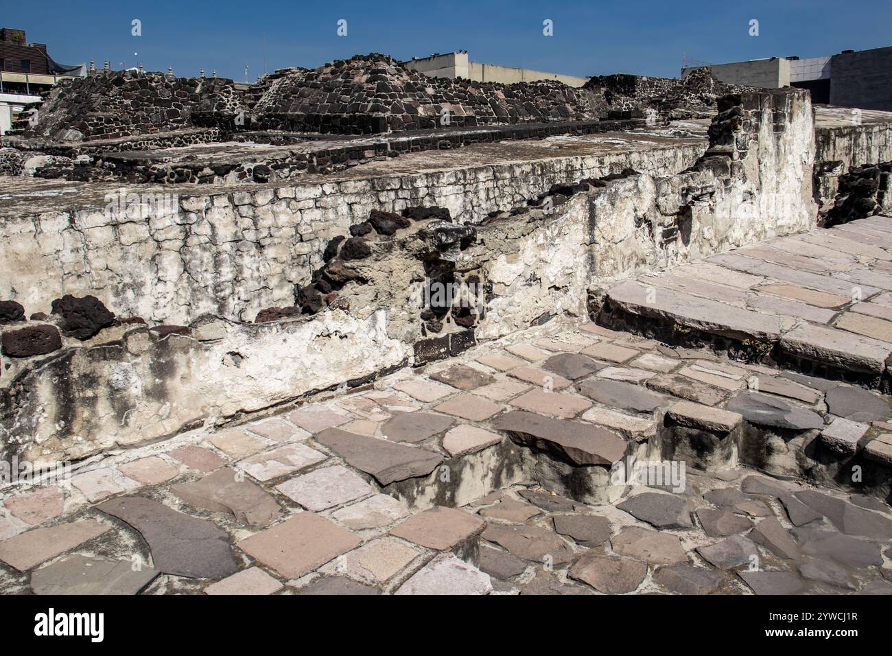 Mexico City, Mexico November 12, 2024: Antique Azteca architecture at ...