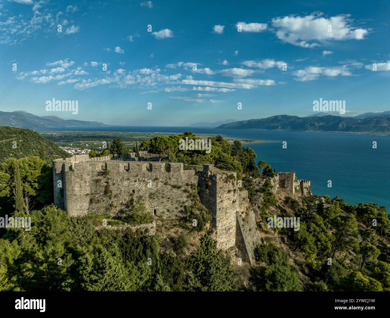 Ottoman and Byzantine fortifications at Methoni castle and fortress in ...