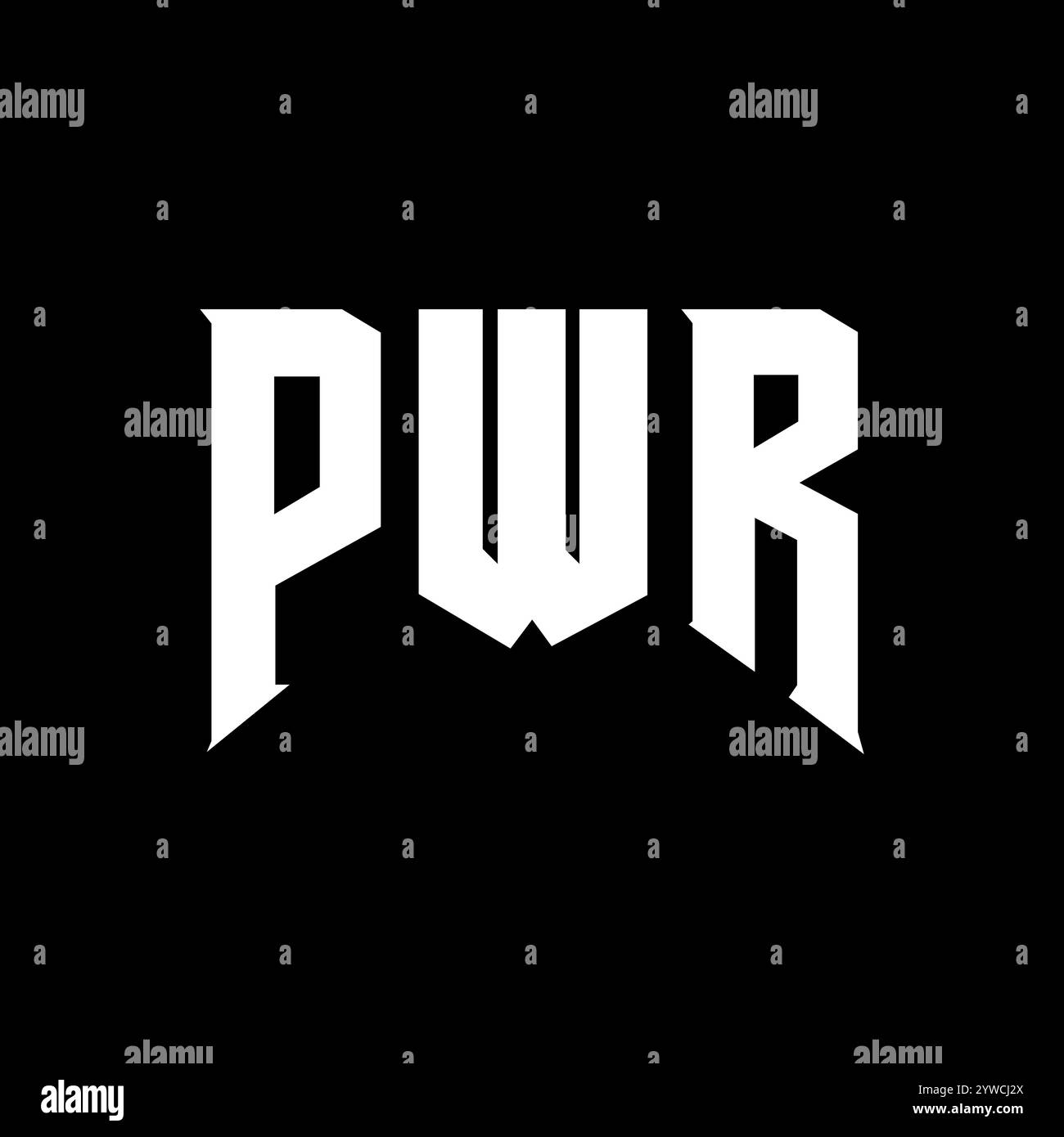 Pwr business company logo Stock Vector Images - Alamy