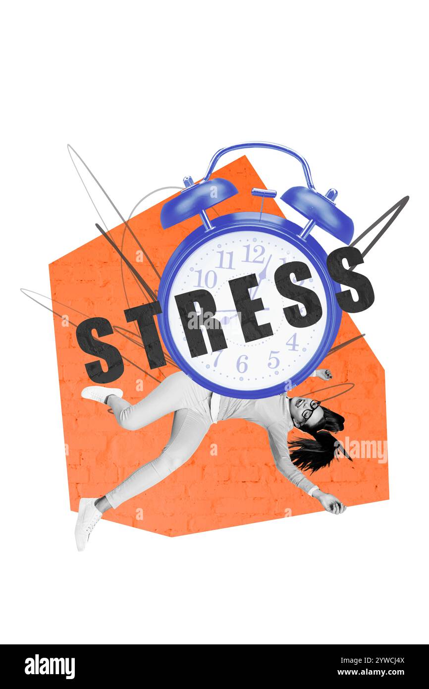 Composite trend artwork sketch image 3D photo collage of office manager ...