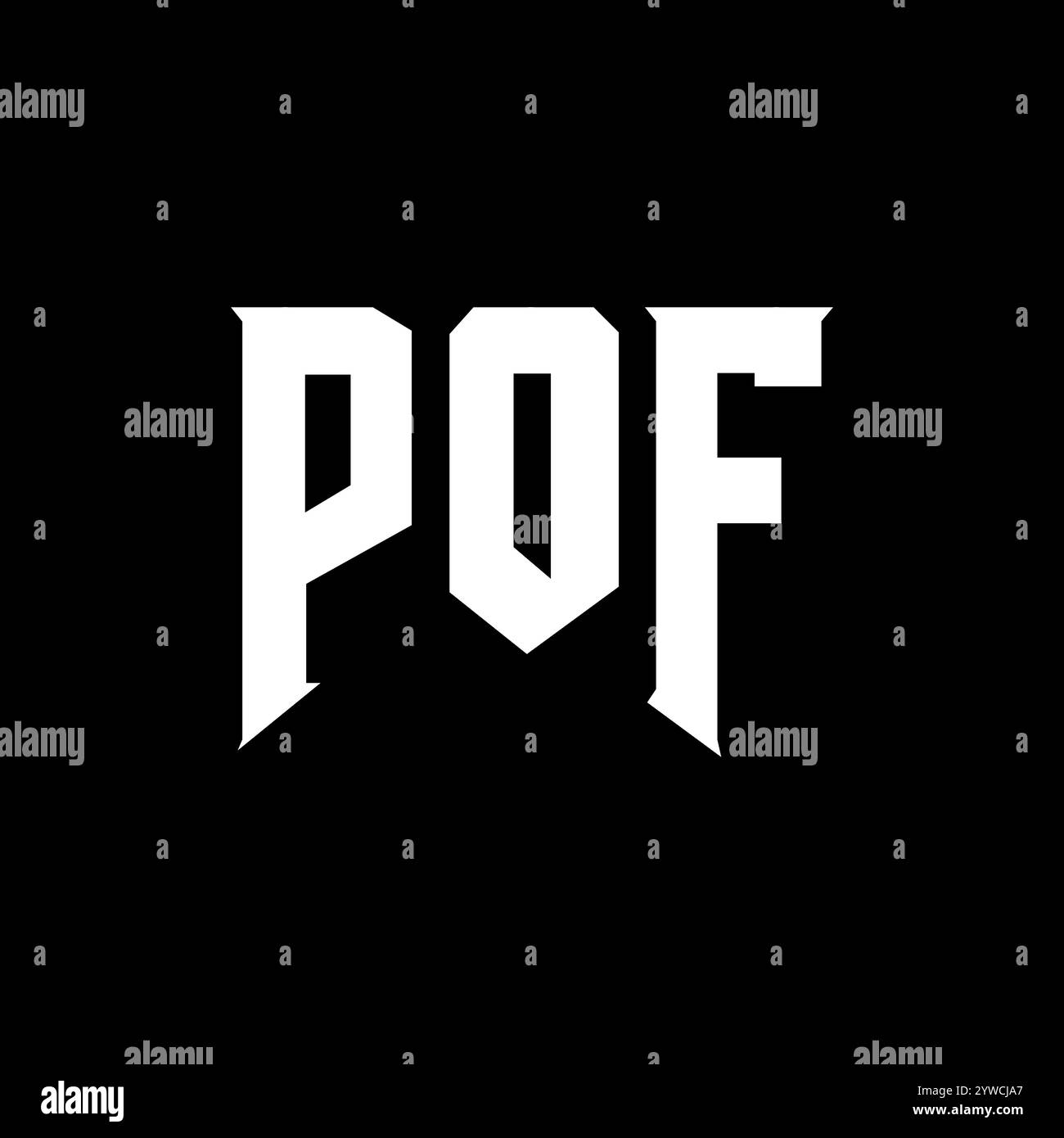 Pof minimalist logo hi-res stock photography and images - Alamy
