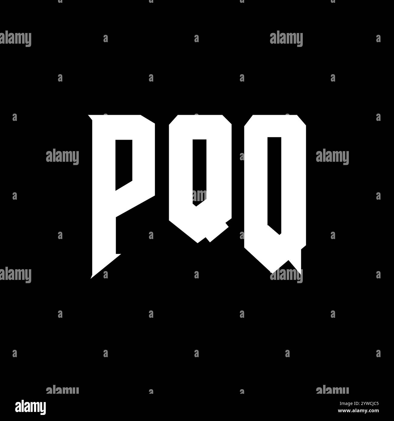 PQQ letter logo design for technology company. PQQ logo design black ...