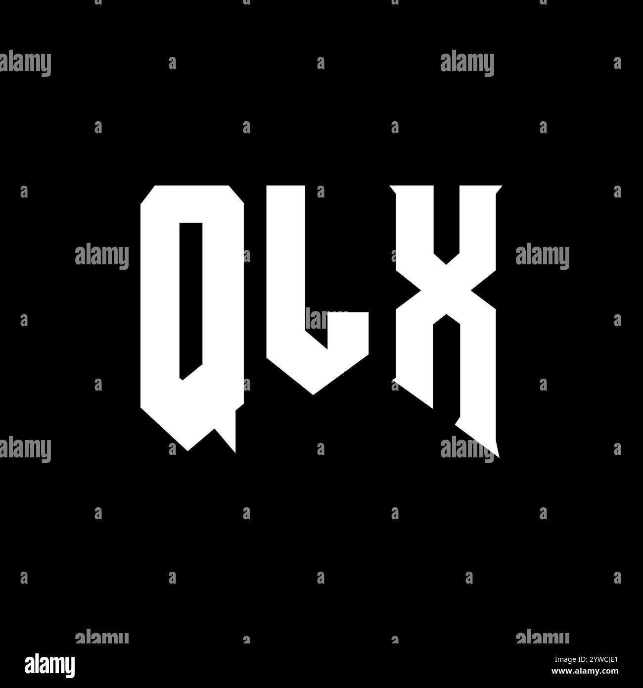 Qlx logo design hi-res stock photography and images - Alamy