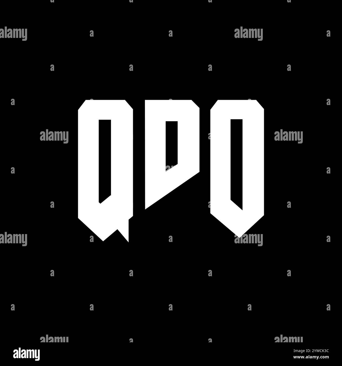 QDO letter logo design for technology company. QDO logo design black ...