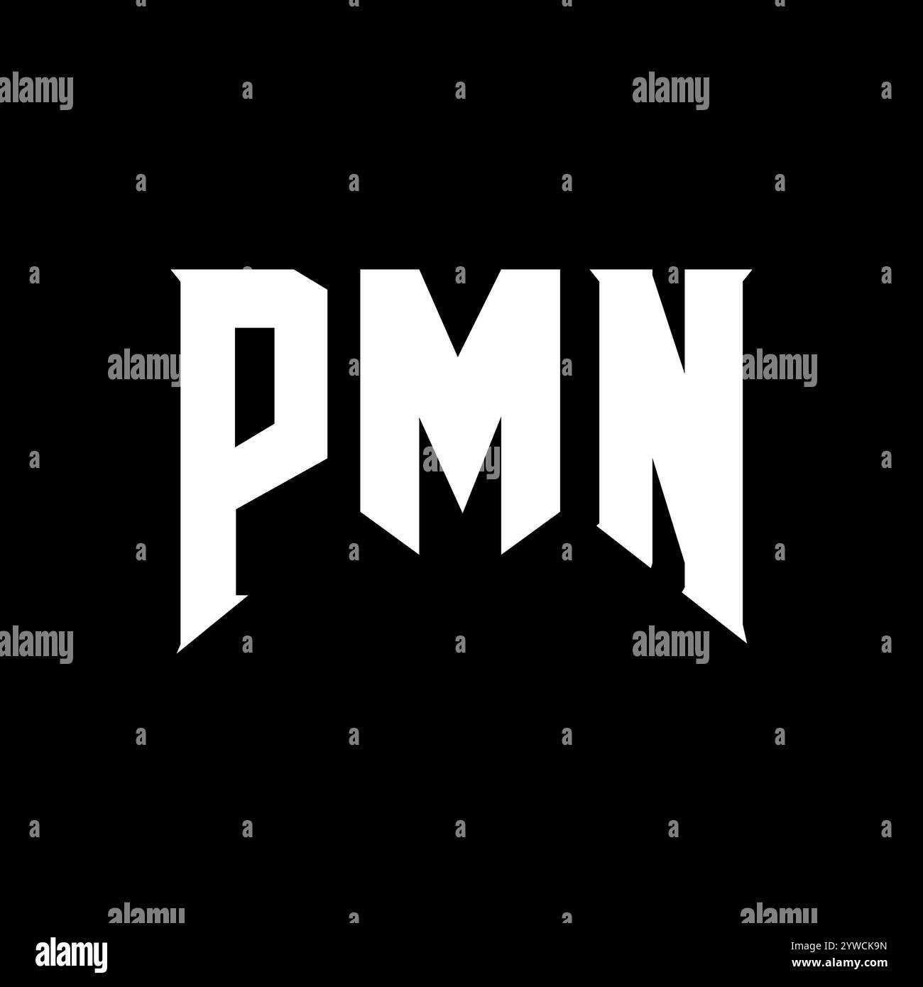 Pmn logo design hi-res stock photography and images - Alamy