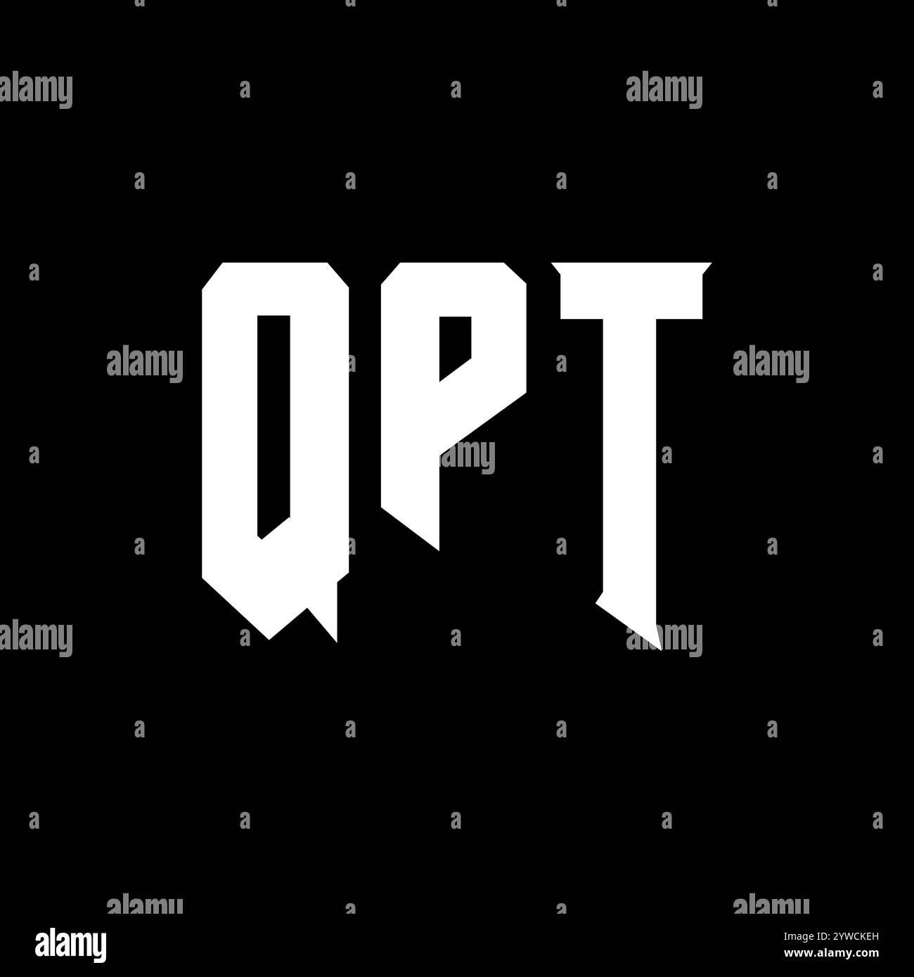 QPT letter logo design for technology company. QPT logo design black ...