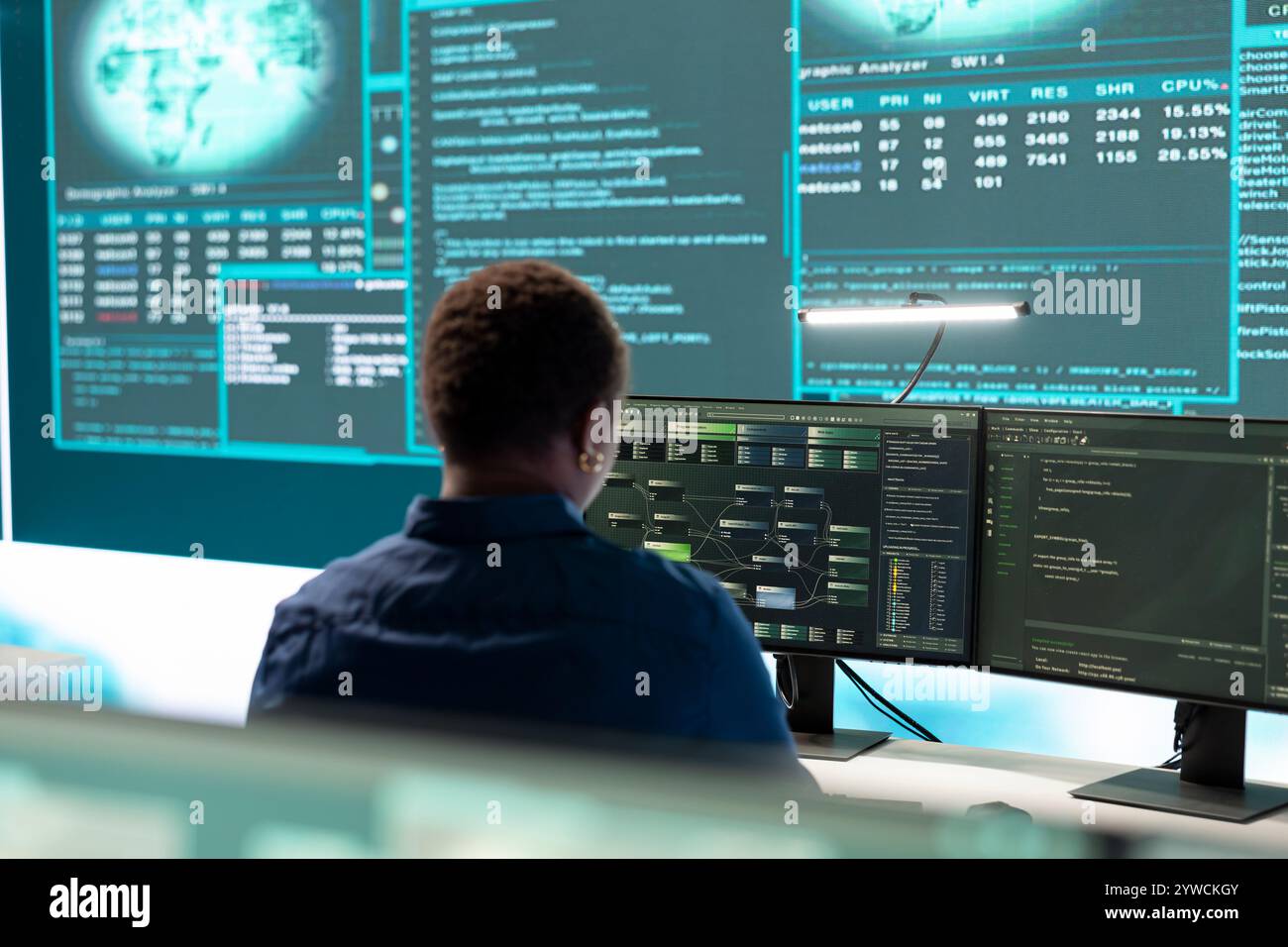 Cyber defense team working hi-res stock photography and images - Alamy