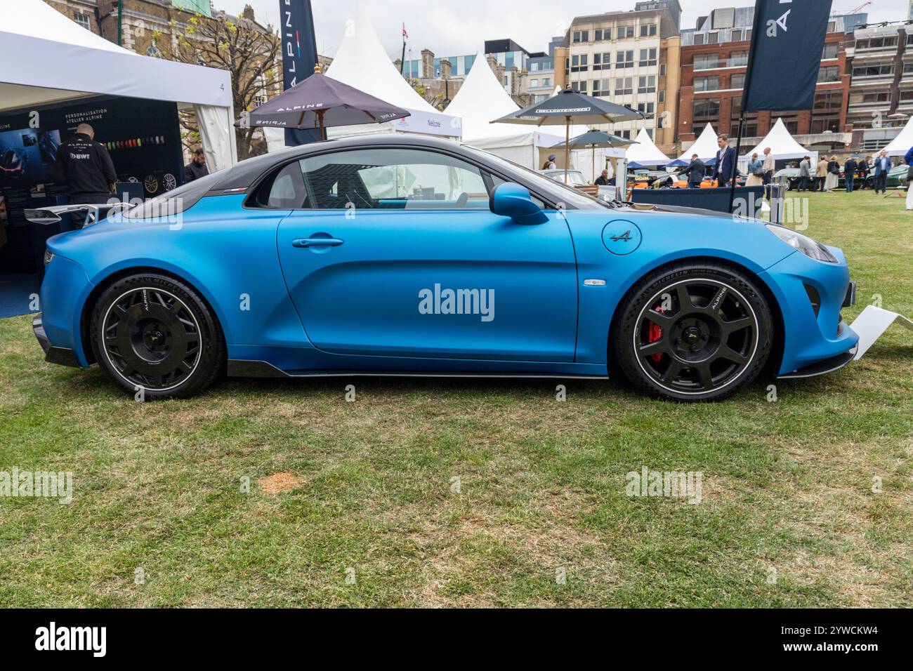 The New Alpine A110 at the London Concours 2023 at the Honourable ...