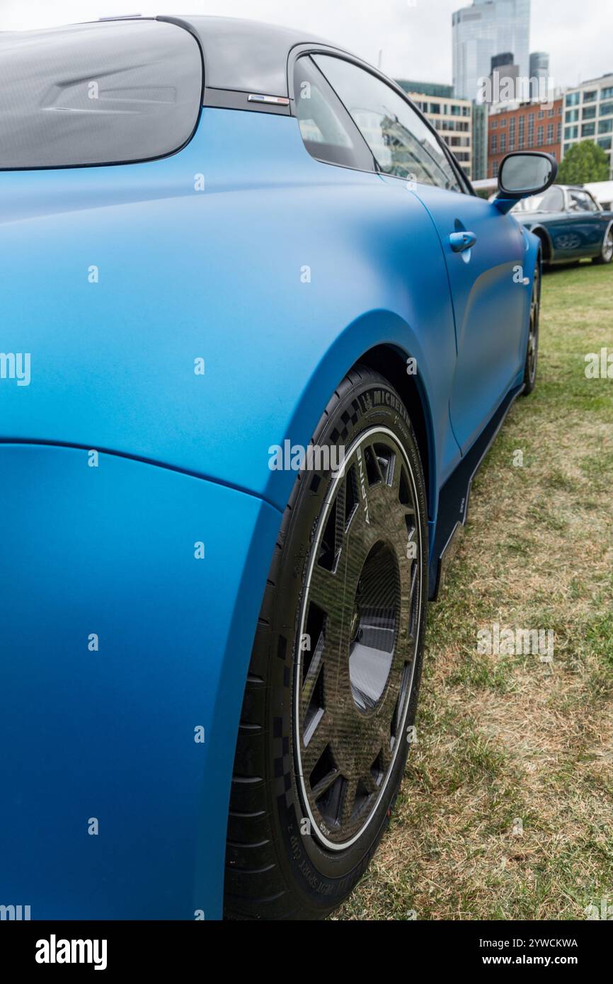 The New Alpine A110 at the London Concours 2023 at the Honourable ...