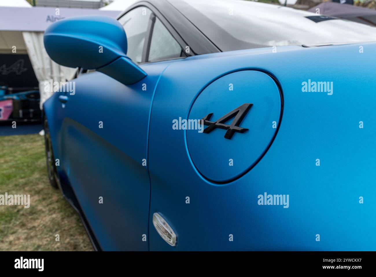 The New Alpine A110 at the London Concours 2023 at the Honourable ...