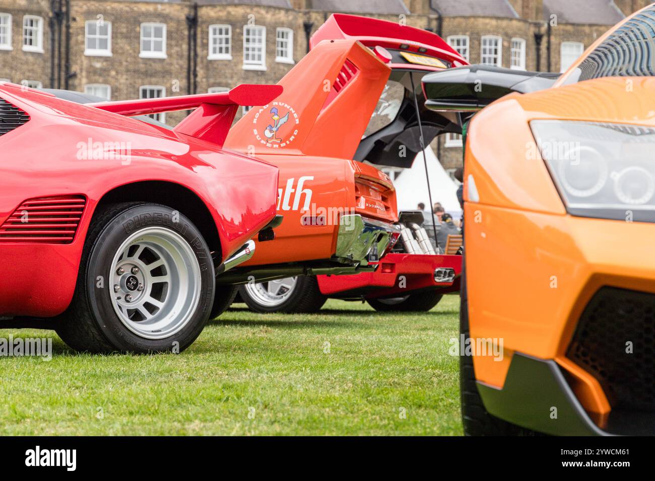 Classic cars on display at the London Concours 2023 at the Honourable ...