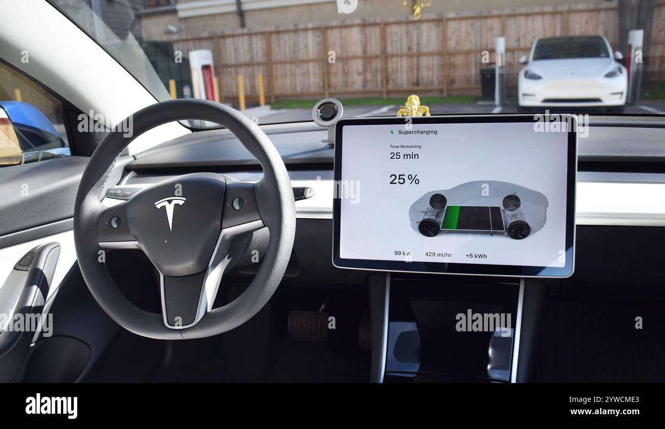 Tesla model y review hi-res stock photography and images - Alamy