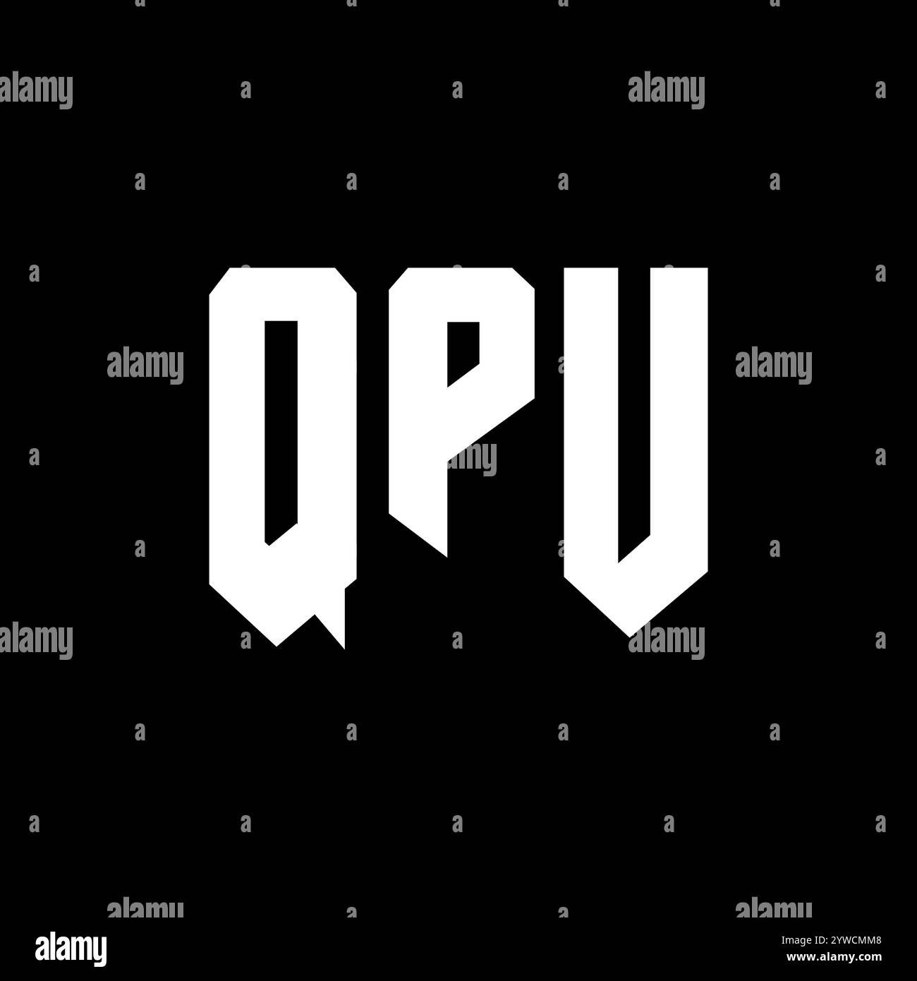 Qpu tech logo Stock Vector Images - Alamy