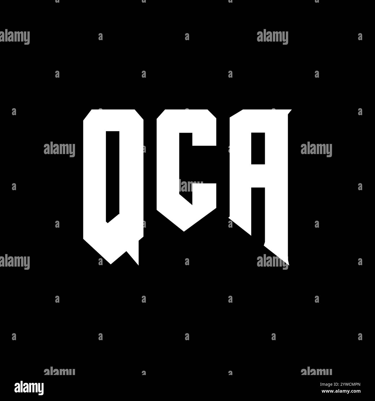 QCA letter logo design for technology company. QCA logo design black ...