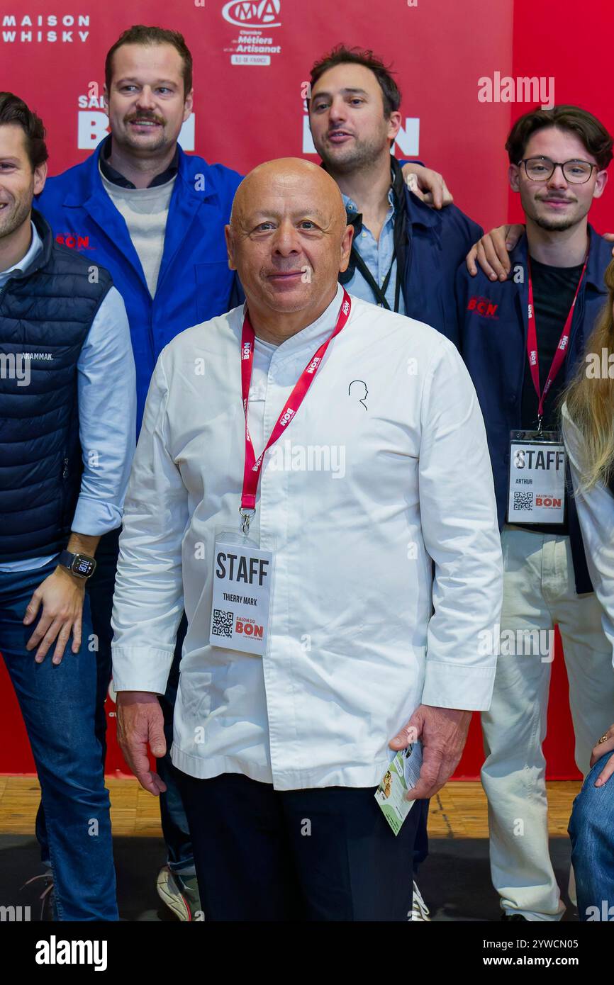 Paris, France. 10th Nov, 2024. Starred Chef Thierry Marx at the Salon ...