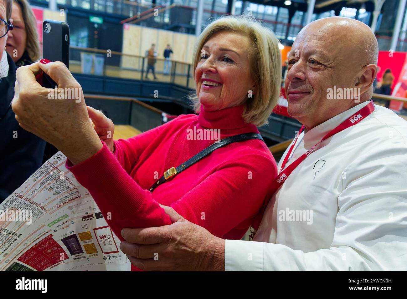 Paris, France. 10th Nov, 2024. Starred Chef Thierry Marx at the Salon ...