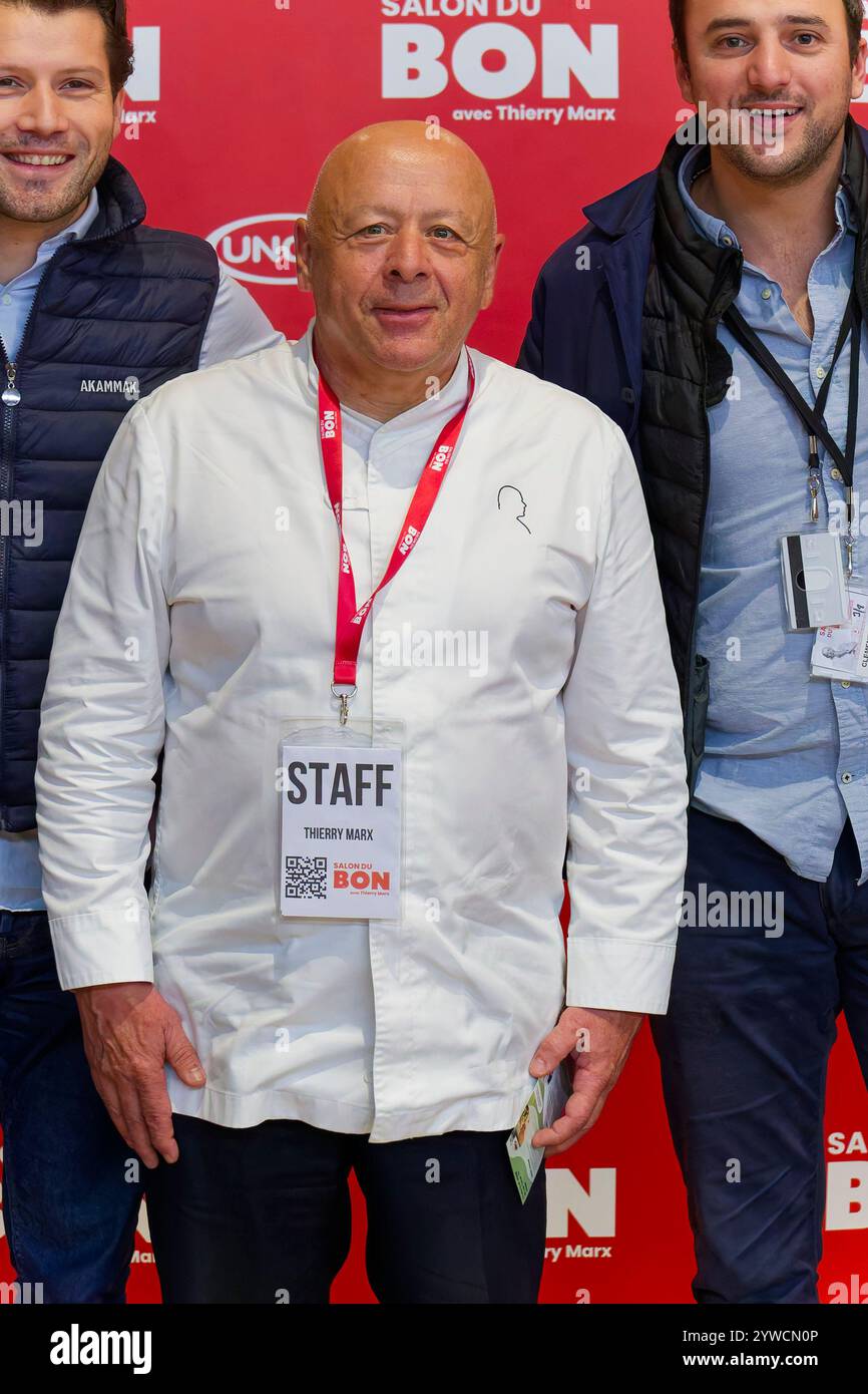 Paris, France. 10th Nov, 2024. Starred Chef Thierry Marx at the Salon ...