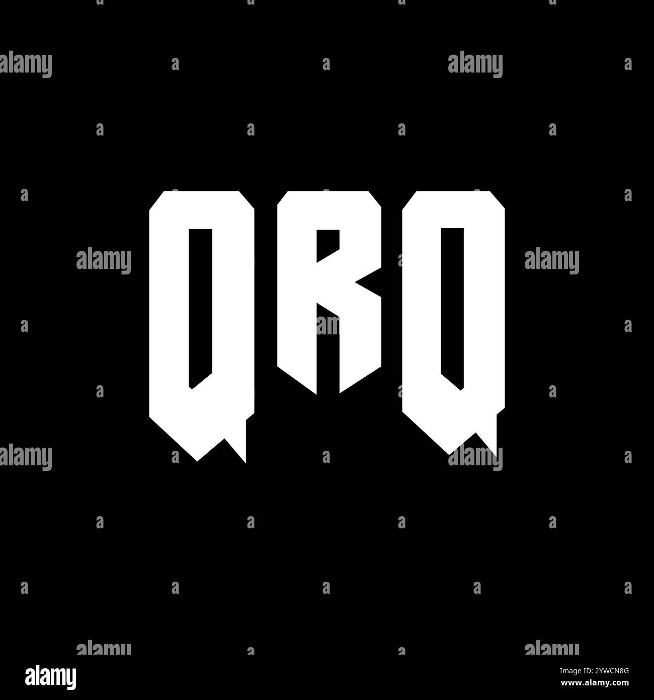 Qrq logo design hi-res stock photography and images - Alamy