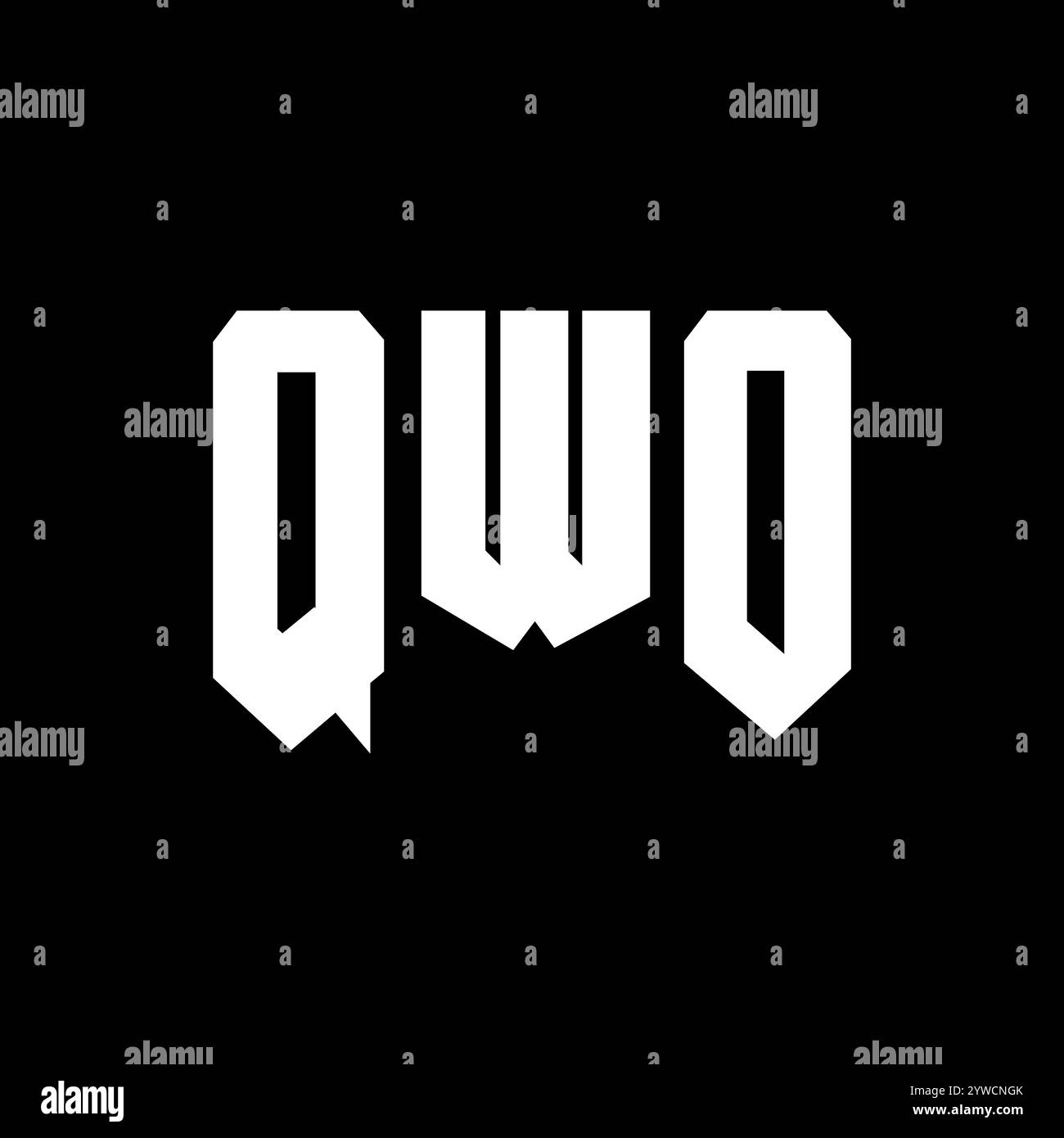 Qwo business company logo hi-res stock photography and images - Alamy