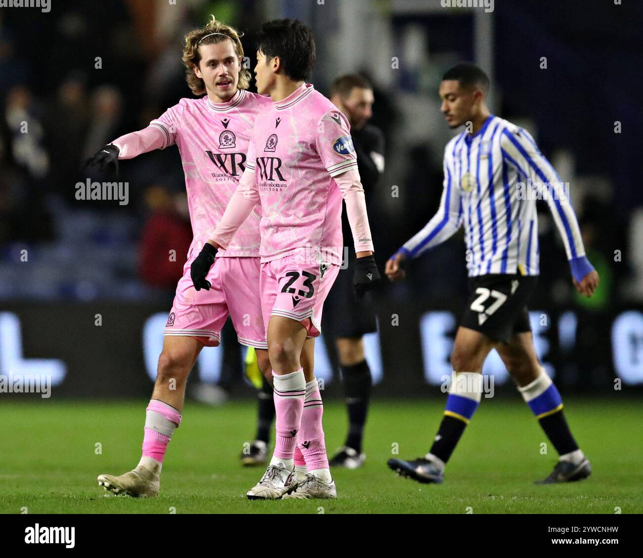 Sheffield, UK. 10th Dec, 2024. Todd Cantwell of Blackburn Rovers and ...