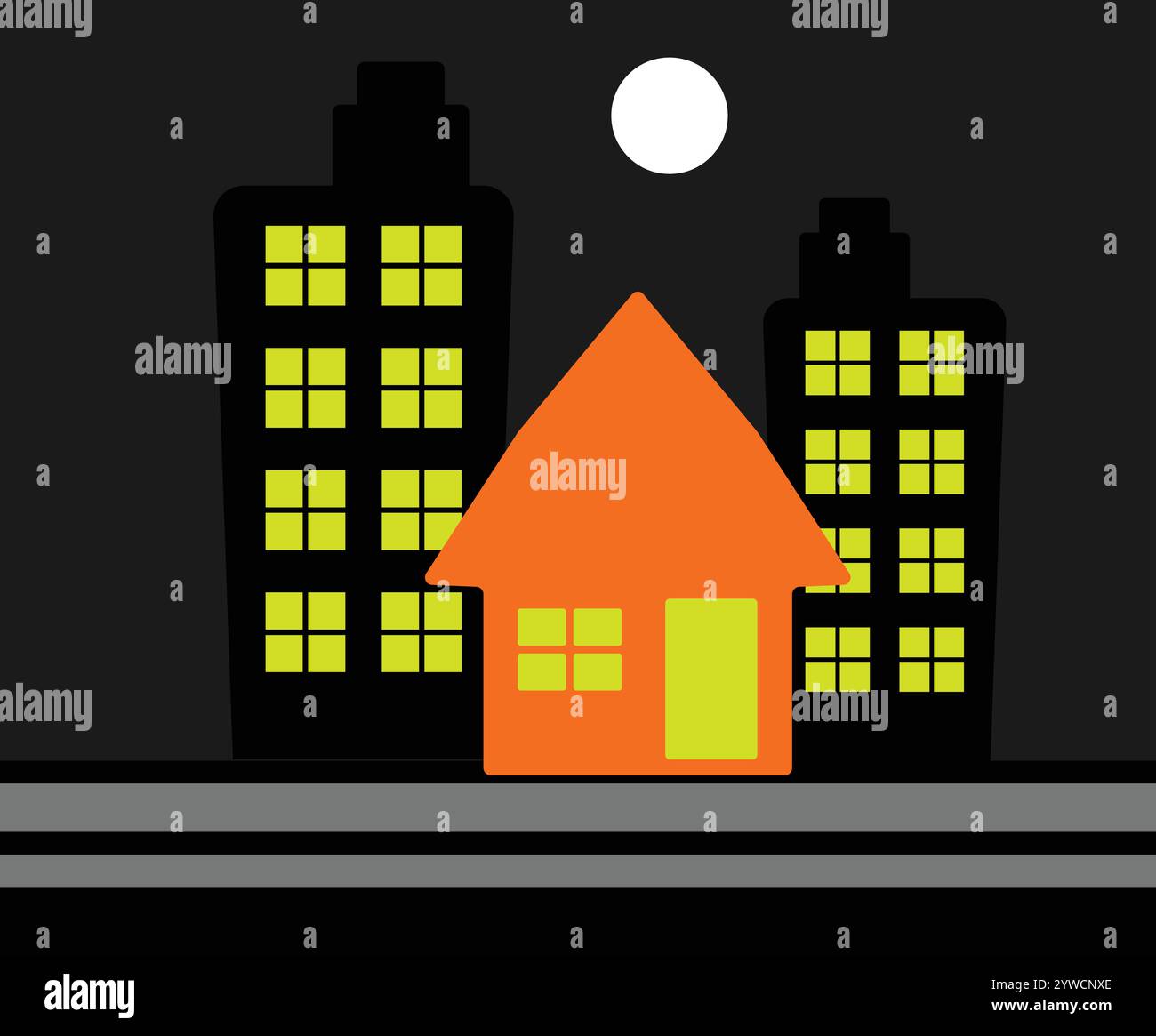 Stand out buildings Stock Vector Images - Alamy
